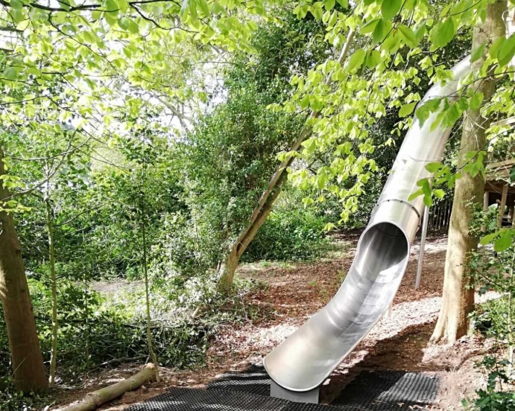 Giant Slide extension and lookout tower at Fritton Lake | We are CAP.Co